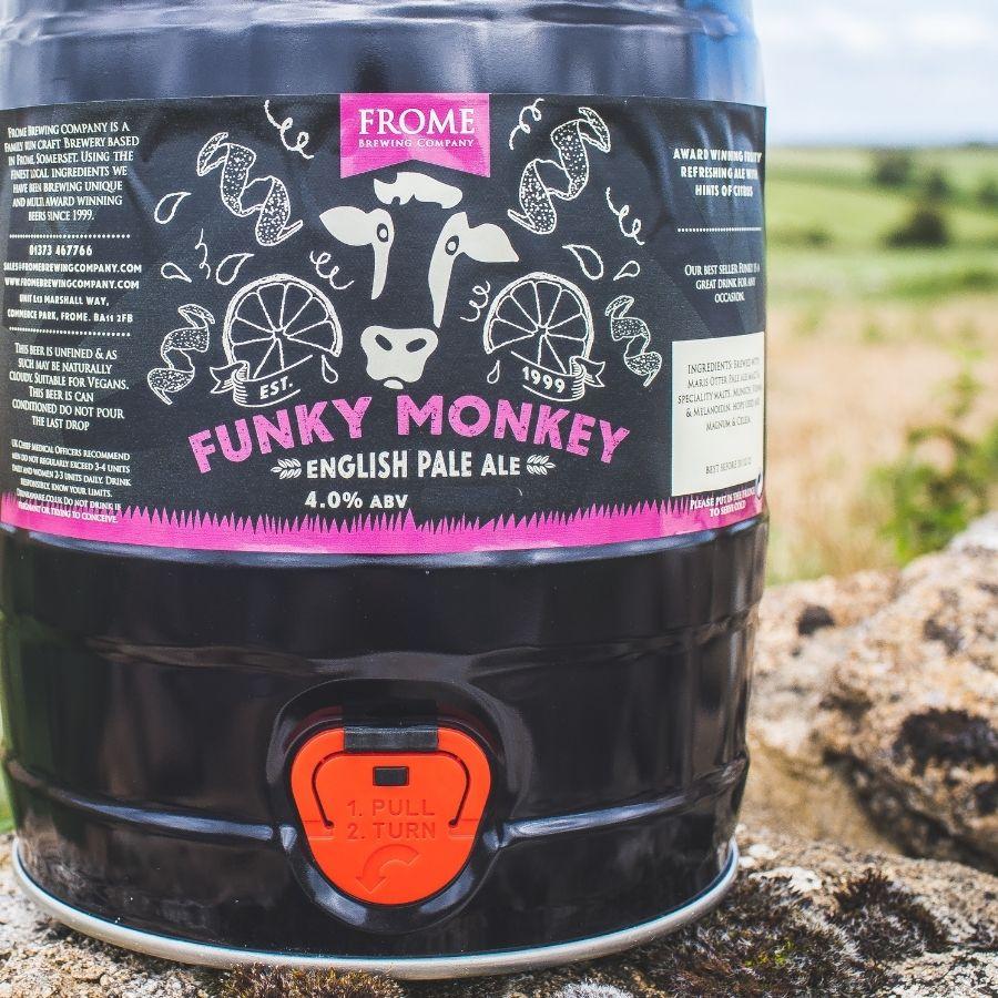 Funky Monkey, English Pale Ale - Mini Keg (9 Pints) – Frome Brewing Company