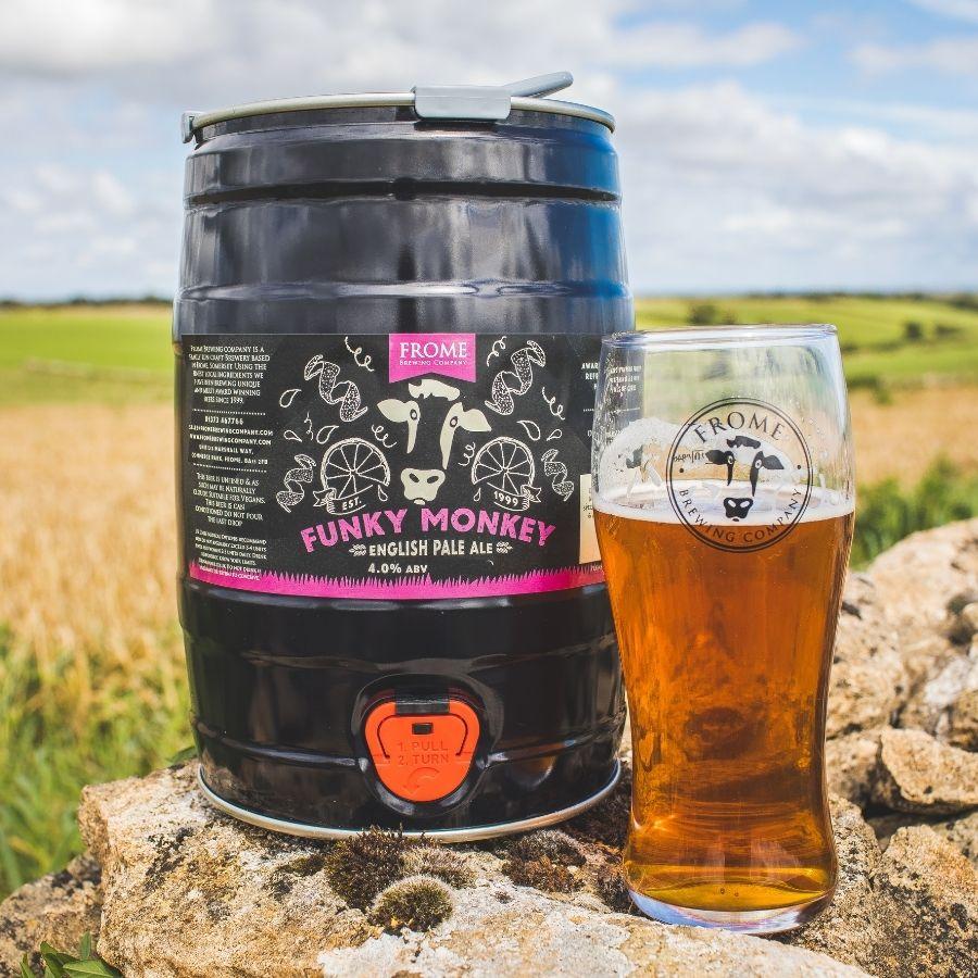 Funky Monkey, English Pale Ale - Mini Keg (9 Pints) – Frome Brewing Company